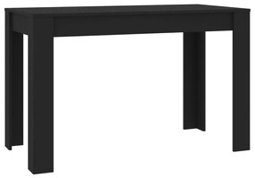 Jídelní stůl Arttita - černý - dřevotříska | 120x60x76 cm