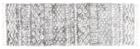 Kusový koberec shaggy Alsea tmavě šedý 2 atyp 80x300cm