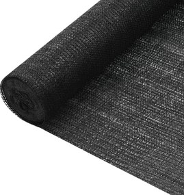 vidaXL Stínící tkanina 2 x 10 m HDPE 75 g/m² [149275] Barva: Černá