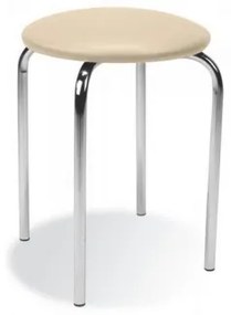 Nowy Styl Zdravotnická pracovní stolička - taburet CHICO HODNOTY čalounění Nowy styl V18N - slonová kost imitace kůže