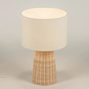 Stolní lampa Marlenn Sail Ratan Taupe