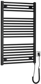 Aqualine - Topné těleso 60x96 cm, 400 W, matná černá ILE96TB