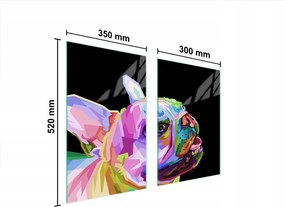 Skleněná Ochranná Deska Do Kuchyně 65x52 Pes