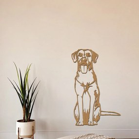 dřevo života Dřevěná dekorace psa Ridgeback Zvolte rozměr (cm): 38x60, Zvolte barvu dekoru: Buk