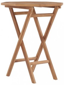 Skládací zahradní stolek 60x60 cm teaková dřevo Dekorhome