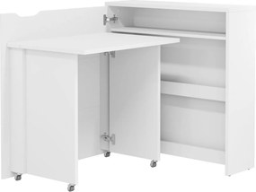 Casarredo - Komfort nábytek Rozkládací psací stůl REBECCA levý, bílý lesk