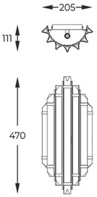 Zuma Line W0556-02A-V7V7 - Nástěnné svítidlo ALEXANDRIA 2xG9/42W/230V zlatá