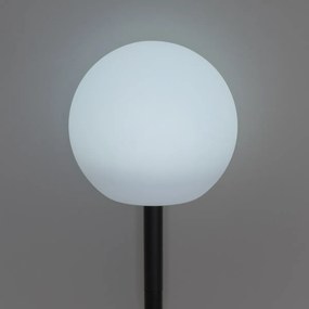 Sada 3 bílých venkovních stojacích lamp včetně LED solárních IP44 - Ludger