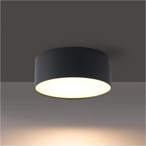 Brilagi - LED Koupelnové stropní svítidlo FORIS LED/9W/230V pr. 9 cm černá IP44