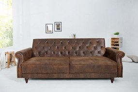 Designová pohovka Scarlet Belle II rozkládací 220cm - antická hnědá