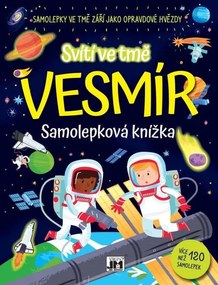 Jiri Models Samolepková knížka Svítí ve tmě - Vesmír