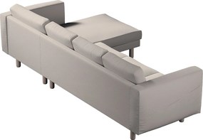 Potah na pohovku IKEA Norsborg 4-místná se šezlongem barva béžová látka pletený vzor