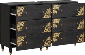 Servírovací skříň 2 ks 60 x 33 x 75 cm Masivní mangové dřevo 3310157