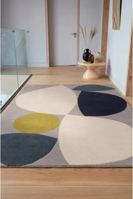 Tribeca Design Kusový koberec Jigsaw Mid Century Teal Rozměry: 120x170 cm