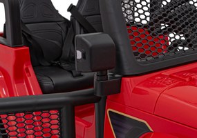 Ramiz Terénní autíčko OFF-ROAD 3.0 pro děti červené + dálkové ovládání + plynulý start + pásy + audio LED