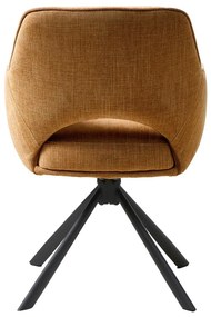 Designová otočná židle Ralayna skořicová