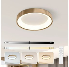 Brilagi - LED Stmív. stropní svítidlo FALCON MODERN LED/30W/230V 40 cm béžová+DO
