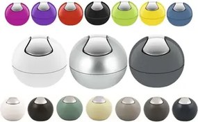 Spirella BOWL mini výklopný odpadkový koš 1 L černý / plast