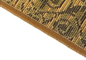 Oriental Weavers, Kusový koberec Zoya 128 N – na ven i na doma, 200x285, žlutá, chodba / předsíň