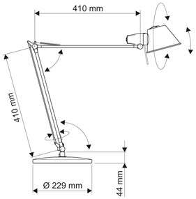 Stolní lampa LED MAULrock