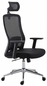 Kancelářská ergonomická židle Neoseat ZENA— černá, nosnost 150 kg
