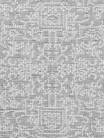 NORTHRUGS, Běhoun Duet Kona 106249 White/Gray - na ven i na doma, 80x250, šedá, chodba / předsíň