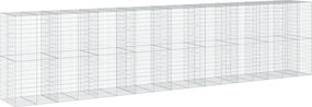 Gabionový koš s víkem 850 x 100 x 200 cm pozinkované železo 3295240