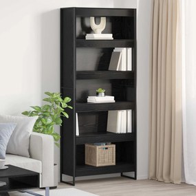 Knihovna 80 x 30 x 189,5 cm Kompozitní dřevo Černý dub 3403010