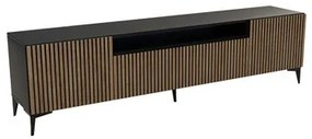 Televizní stolek RTV Cora Dub řemeslný-černá 180 cm