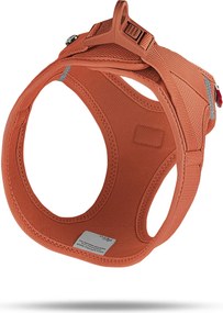 Postroj pro psy a kočky Curli CLAPS Air-Mesh Sun Orange Velikost: 2XS