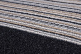 Protišmykový behúň na mieru Carnaby 97, šíre 80 cm, šedá, chodba / predsieň, Associated Weavers