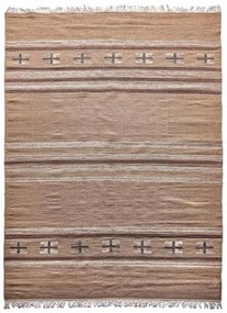 Diamond Carpets koberce Ručně vázaný kusový koberec Ginger DESP P83 Brown Cream - 120x170 cm