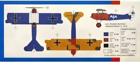 SMĚR Plastikový model Fokker D-VII / 1:48 / 34 dílků / od 8 let