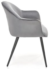 HALMAR K468 židle šedá