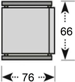 Doppler MANHATTAN - zahradní hliníkové křeslo - Rozbalené zboží (N582)