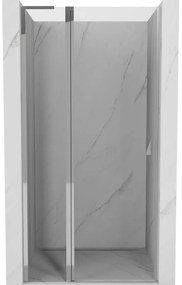 Mexen, Mexen Mist L Otočné sprchové dveře 115 cm, průhledné, chrom - 8A4L-115-000-01-00