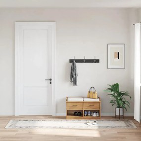 Koberec pratelný 80 x 300 cm světle béžový 337947