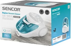 SENCOR SVC 1015TQ 3AAA bílá / Bezsáčkový vysavač / 800 W / 1.5 l / 80