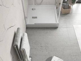 Mexen Flow+ sprchová vanička čtvercová 80 x 80 cm, bílý lesk - 46S108080H