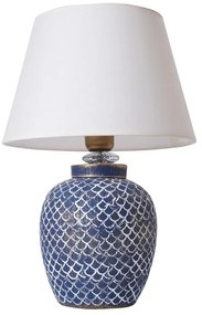 Stolní lampa 1xE27/40W/230V modrá
