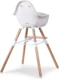 Childhome Evolu 2 Natural - White / Židlička 2v1 / od 6 měsíců do 6 le
