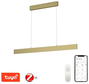 Immax NEO LISTON Smart závěsné svítidlo 118cm 18W zlaté Zigbee 3.0