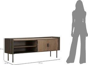 Designový TV stolek Ekewaka 150 cm hnědý