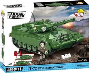 COBI 2625 Armed Forces T-72 (DDR/SOVIET) / 680 kostek / 1 figurka / 1: