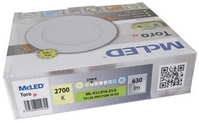 LED podhledové svítidlo McLED TORO R9 TR120-9W2700K-W-EN teplá bílá ML-412.010.33.0