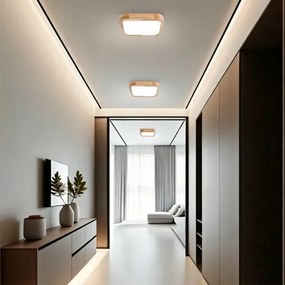 BRILAGI - LED Stropní sv. WOODLINE SQUARE LED/32W/230V 3000/4000/6000K dub 30x30