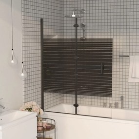 Skládací sprchový kout ESG 100 x 140 cm černý 150741