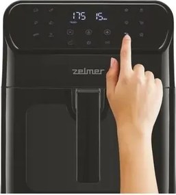 Zelmer ZAF6500 černá / Horkovzdušná fritéza / 1500W / 6.5l / 13 progra
