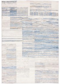 Kusový koberec Vizion krémově modrý 80x150cm