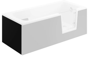 Boční krycí panel k vaně s dvířky Polimat AVO/VOVO 140-180 KPS Barva: Černá, Rozměry (cm): 80x54 - pro vany: Avo/Vovo 180